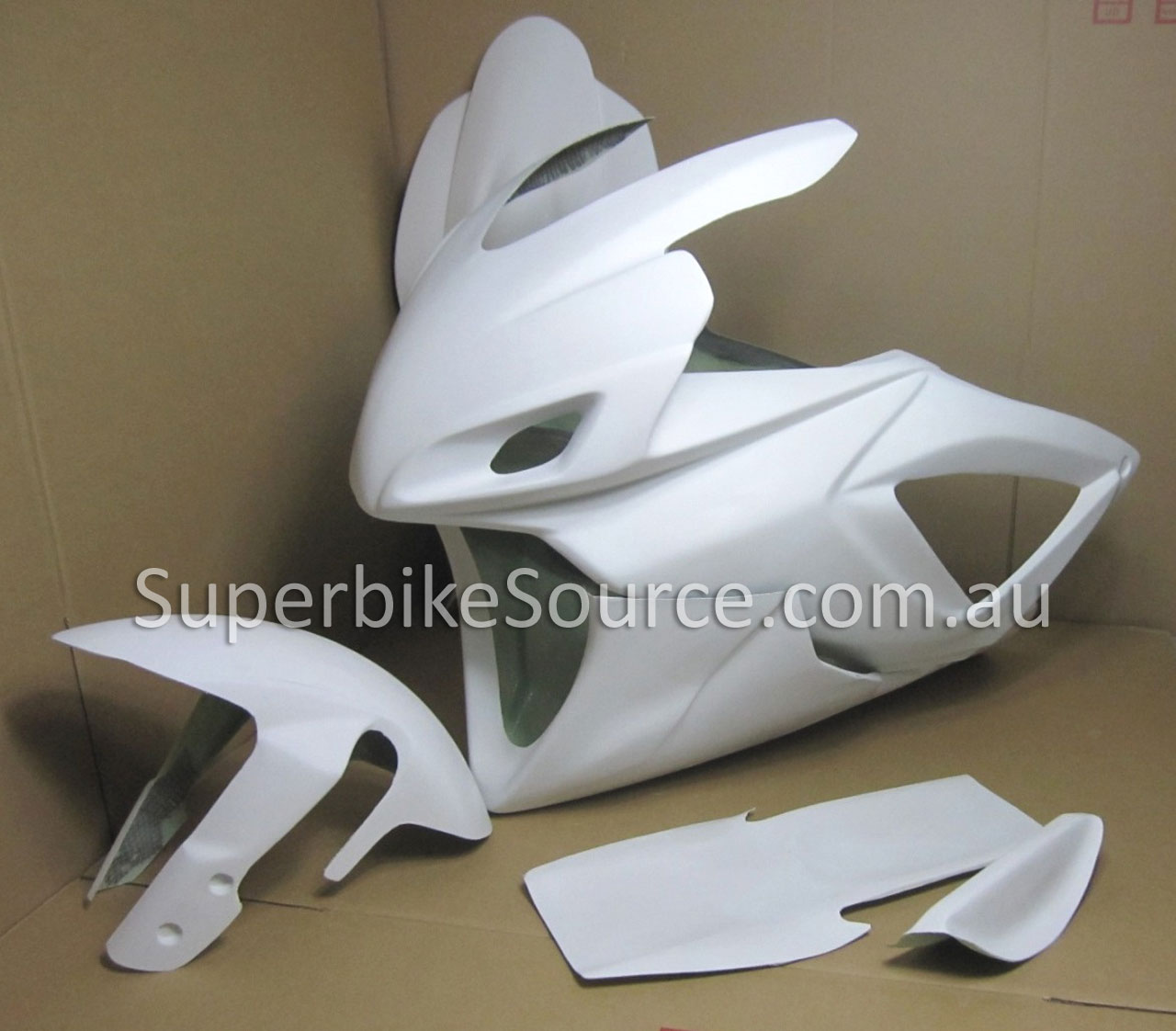 GSX-R600/750 2004-05 Fibreglass race fairings – Superbike Source Pty Ltd